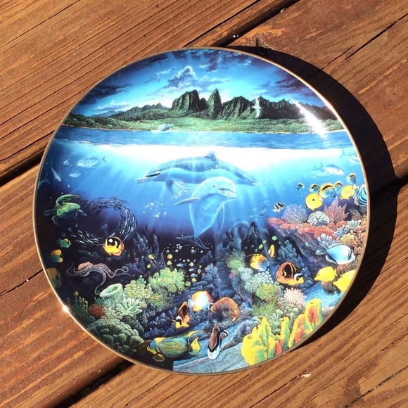 Accents | Collector Plate Underwater Paradise Plate T281 | Poshmark